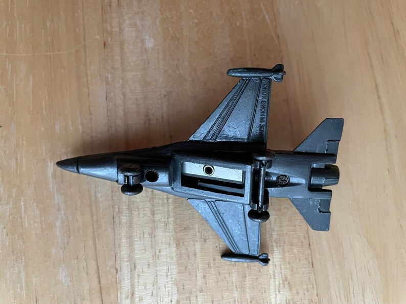 Die-cast Fighter Jet Plane Pencil Sharpener Metal Miniature Collectors ...
