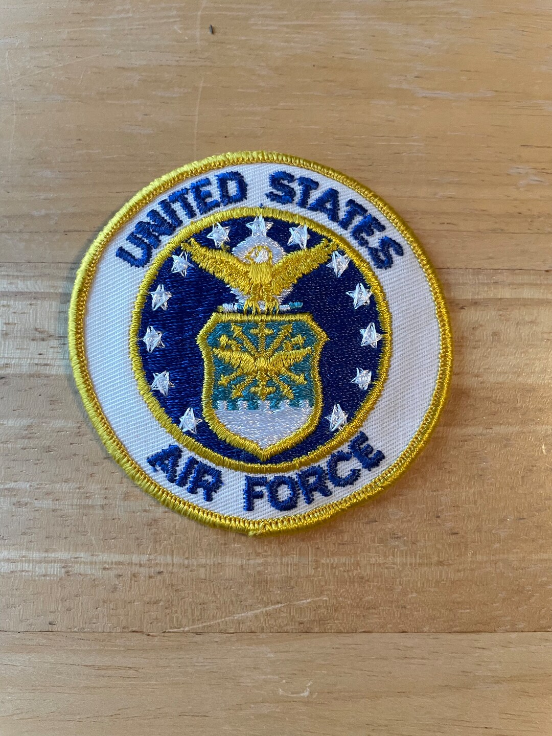Patch United States Air Force Vintage Embroidered Woven Souvenir Patch ...