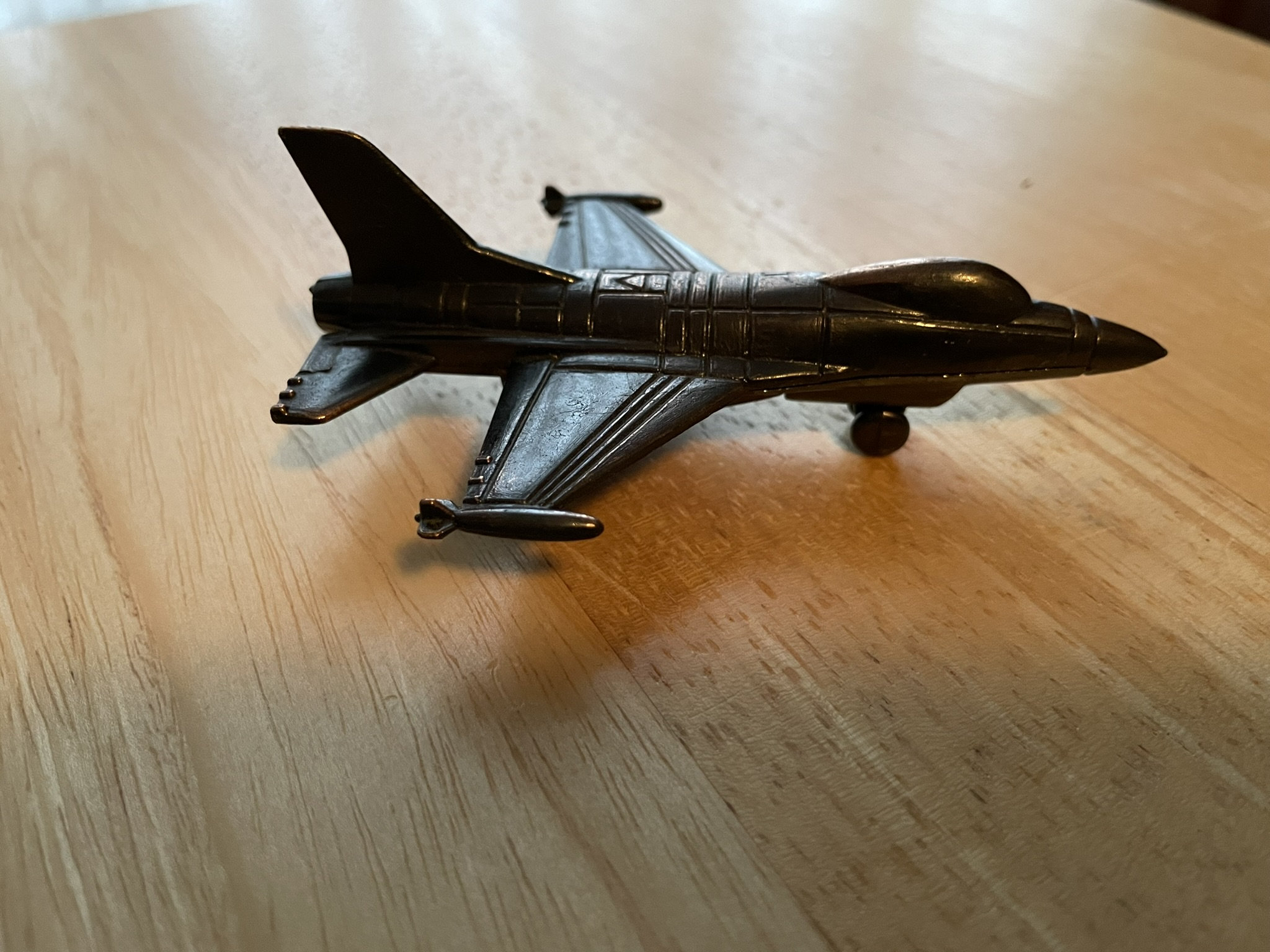 Die-cast Fighter Jet Plane Pencil Sharpener Metal Miniature Collectors ...