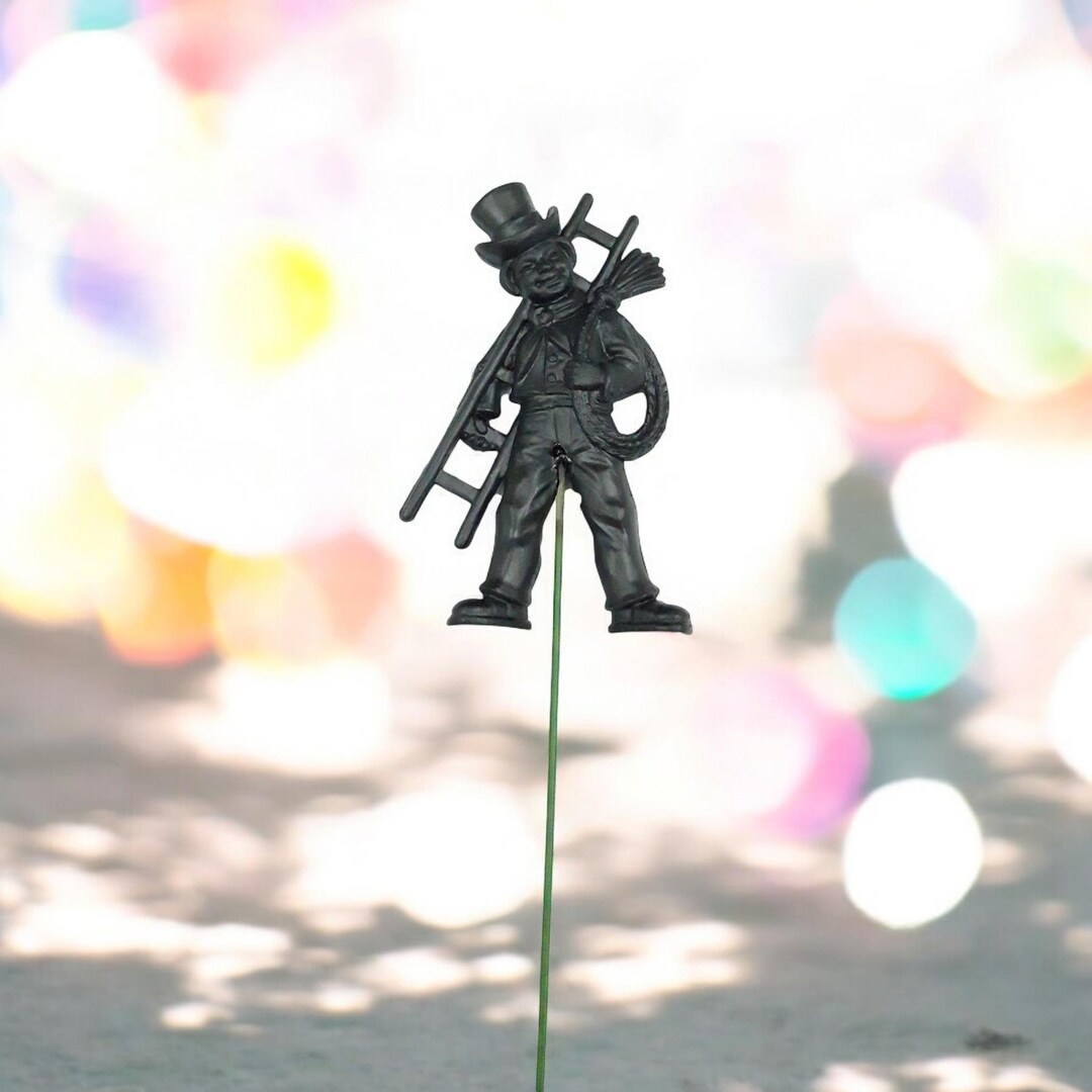 Plastic Chimney Sweep Figures With Wire Handles, Approx. 20 Cm Long, 10 ...