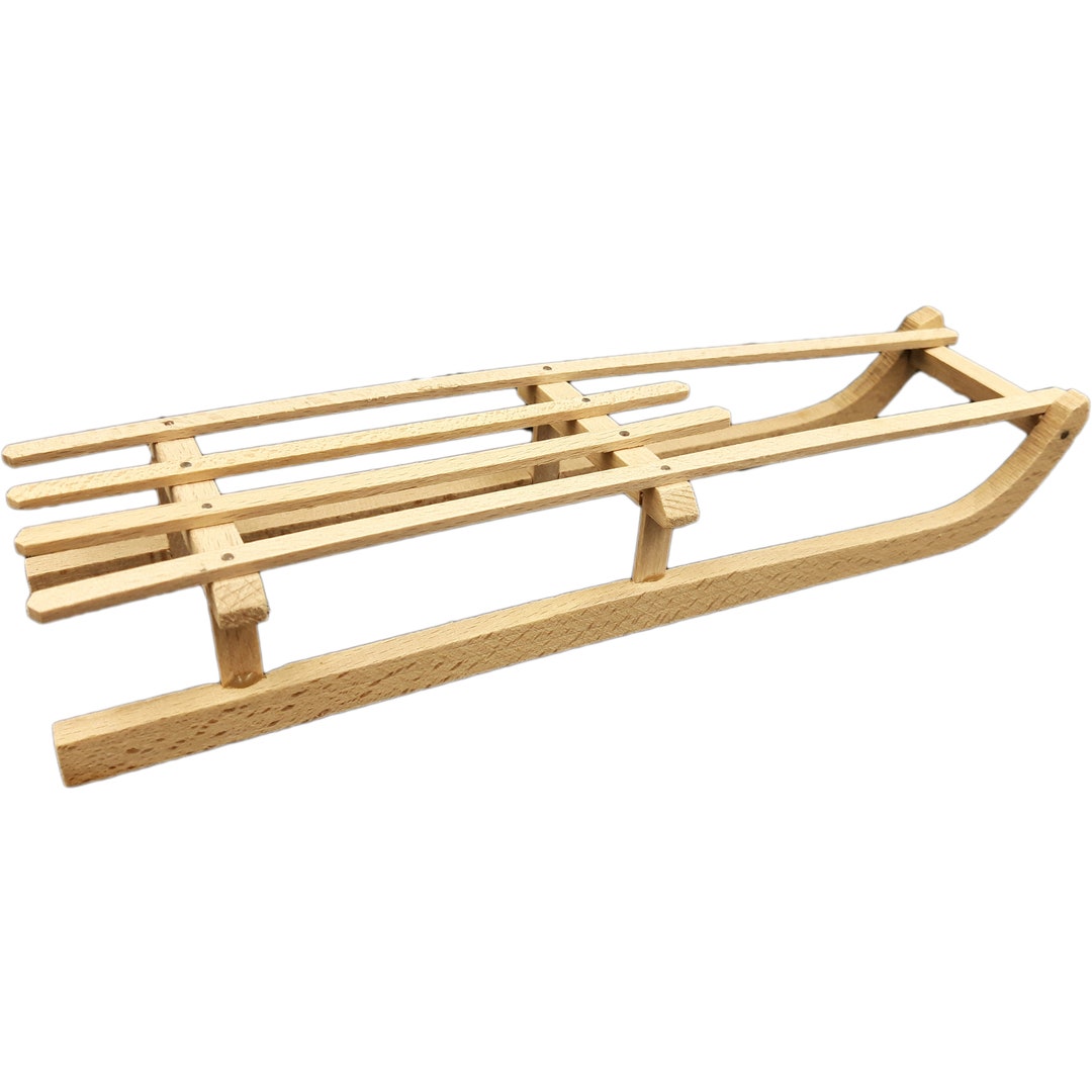 Decorative Wooden Sledge Mini Sledging Sizes 3 Pieces 5-30 Cm - Etsy