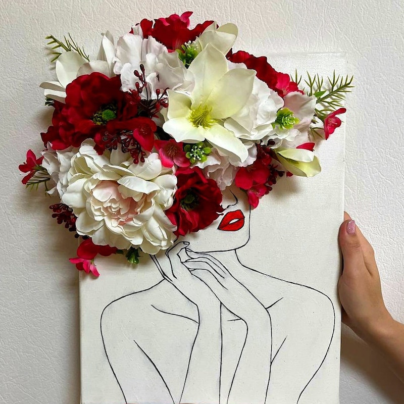 3d Flower Wall Decor - Etsy