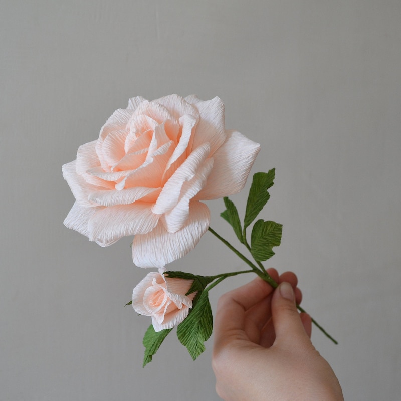 Crepe Paper Roses - Etsy