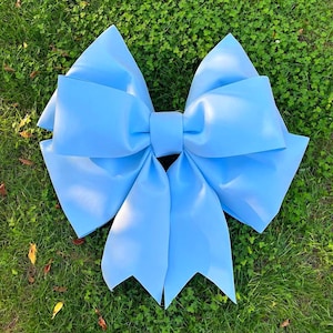 Extra Big Blue Bow, Detachable Bow, Wall Bow, Door Bow, Formal Wedding ...