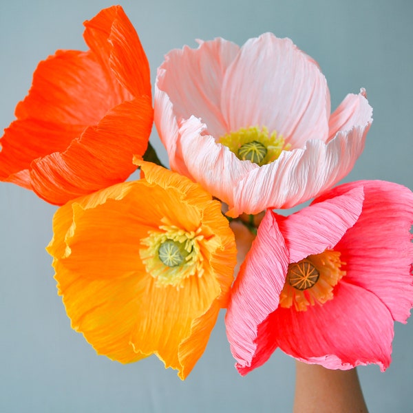 Paper Poppies - Etsy