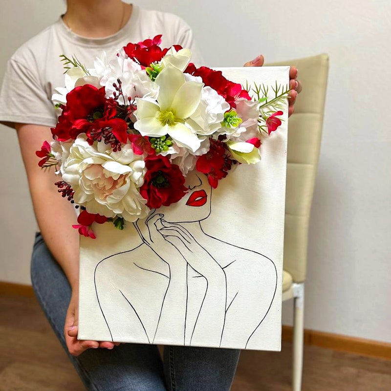 3d Flowers Wall Decor - Etsy