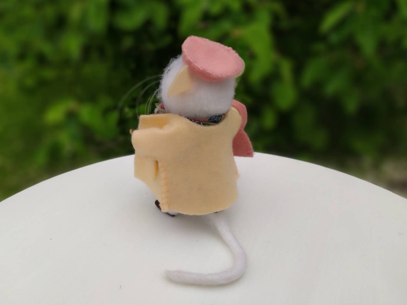 Woolen Mouse in Clothes Mouse Figurine - Etsy