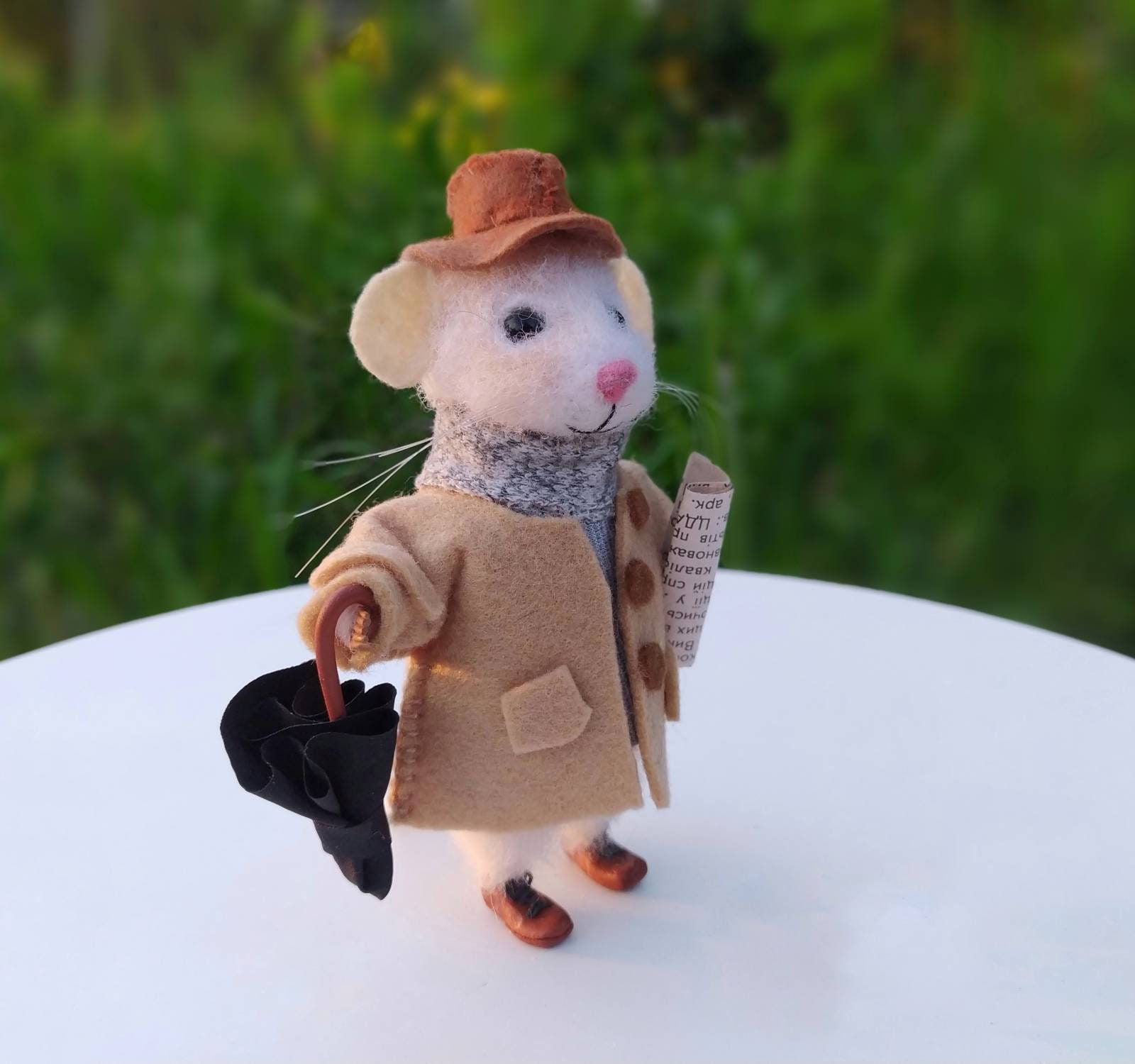 Handmade White Mouse in Clothes Cute Felt Mouse for a - Etsy Australia