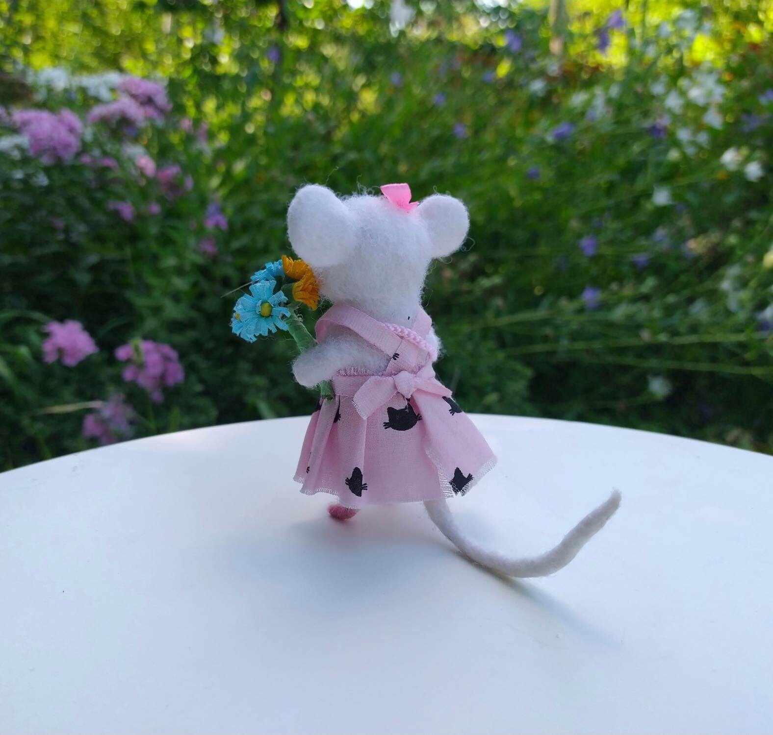 Needle Felt Mouse Miniature - Etsy