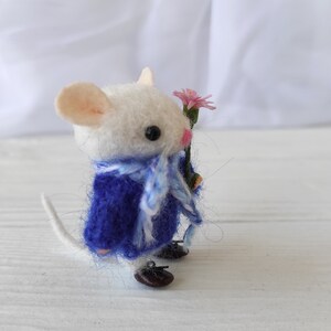 Needle Felting Mouse, Miniature Figurine Mouse - Etsy