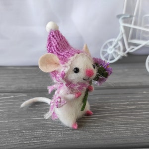 Miniature Felt Mouse - Etsy