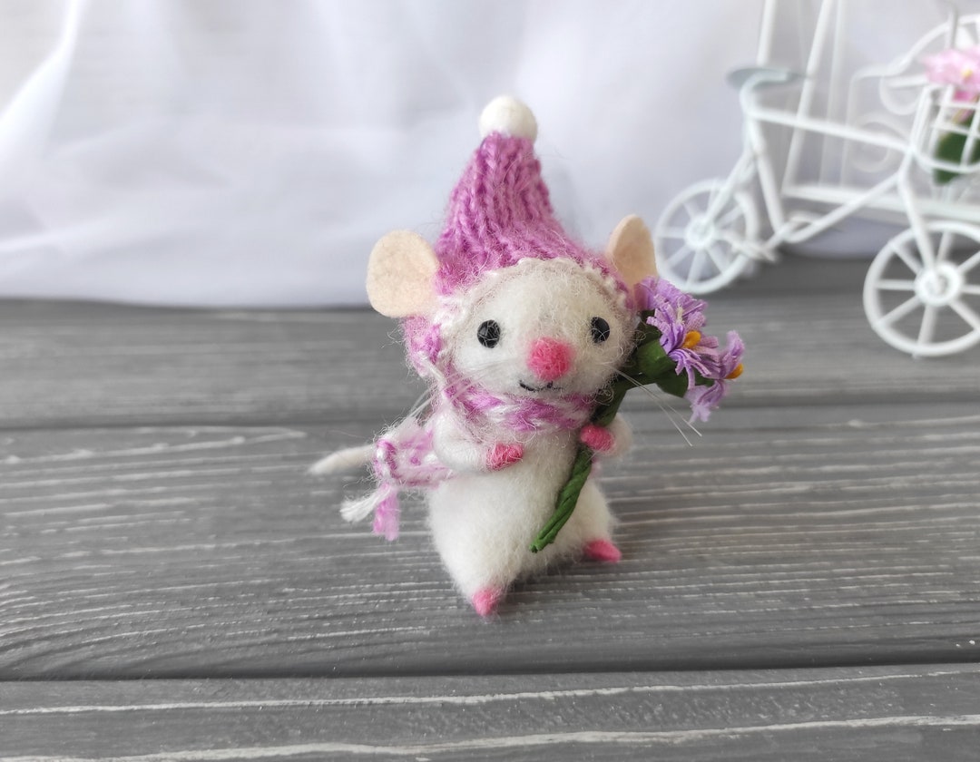 Miniature Felt Mouse - Etsy