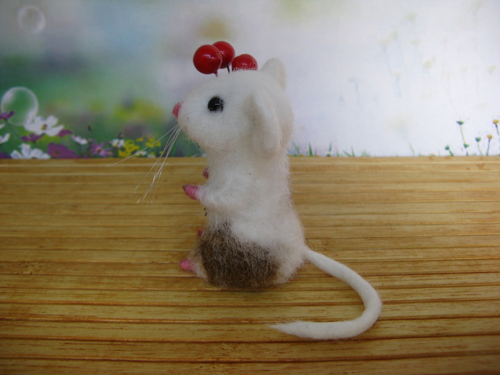 Miniature Felted Mouse Toy for a Dollhouse - Etsy