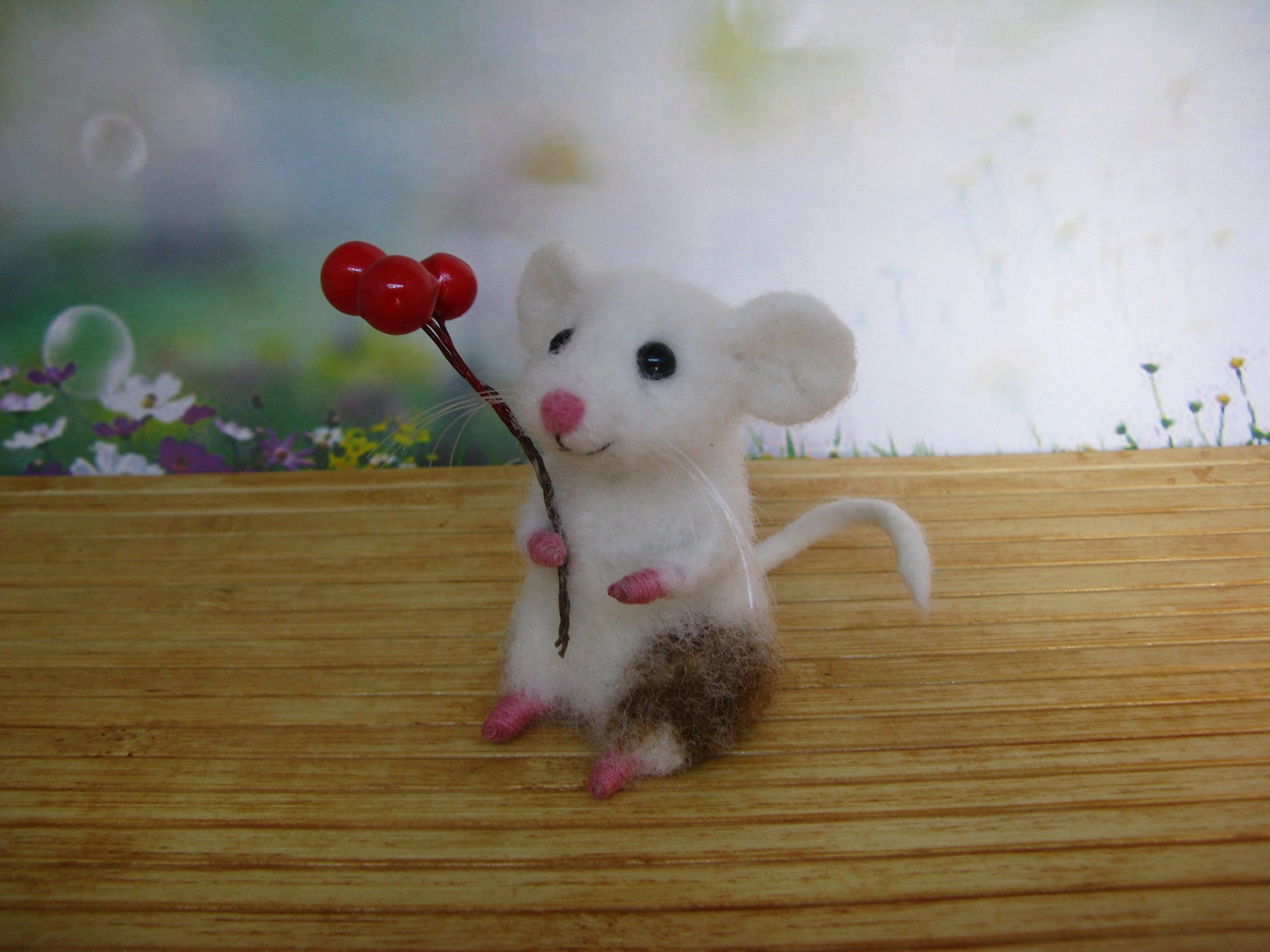 Miniature Felted Mouse, Toy for a Dollhouse - Etsy
