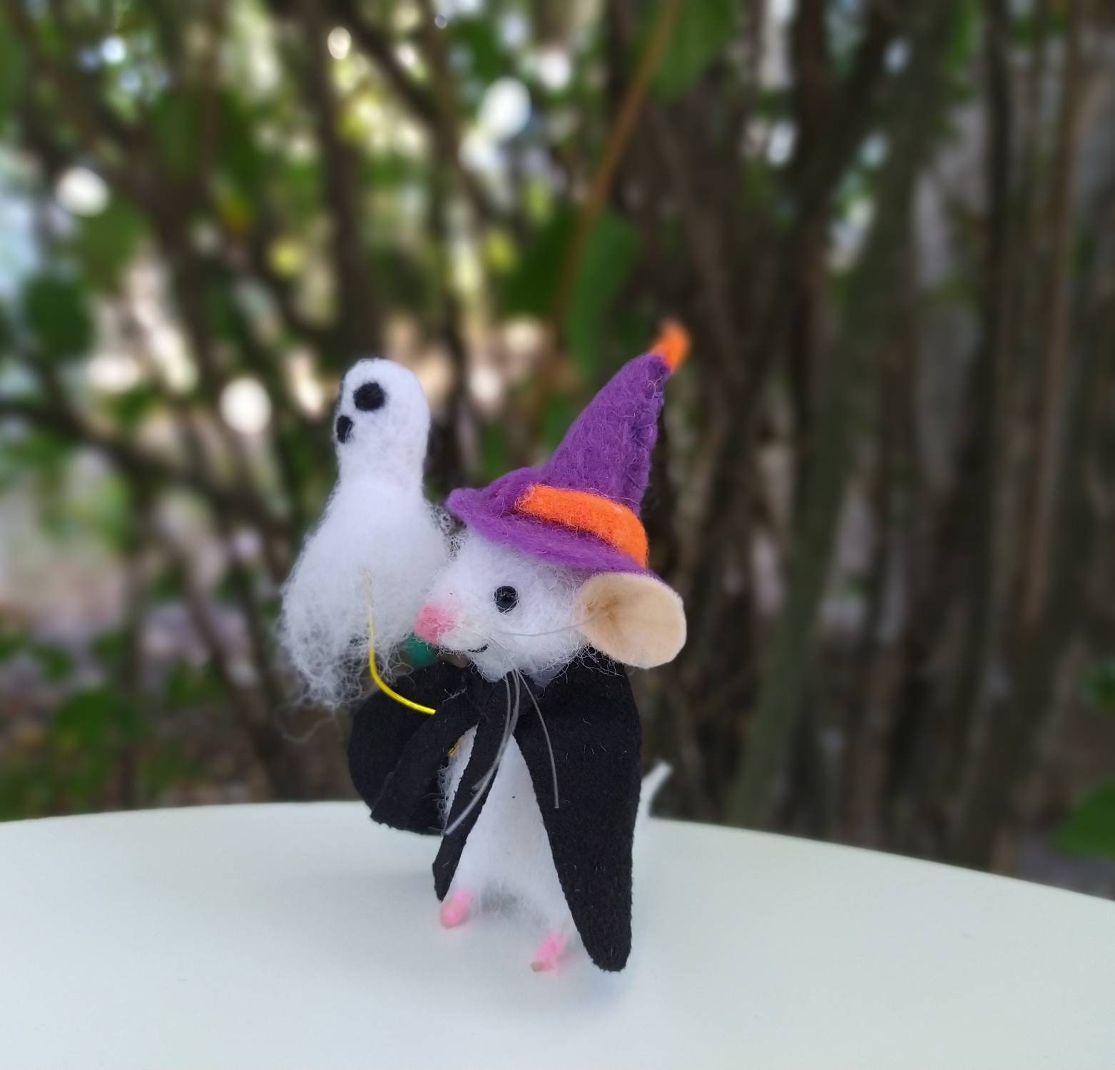 Miniature Felt Mouse in Clothes Halloween Decor - Etsy