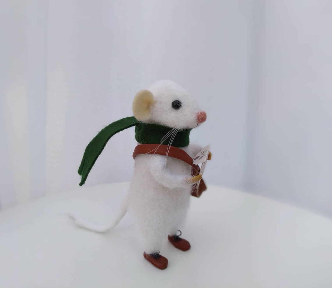 Needle Felted Mouse, Wool Animal - Etsy
