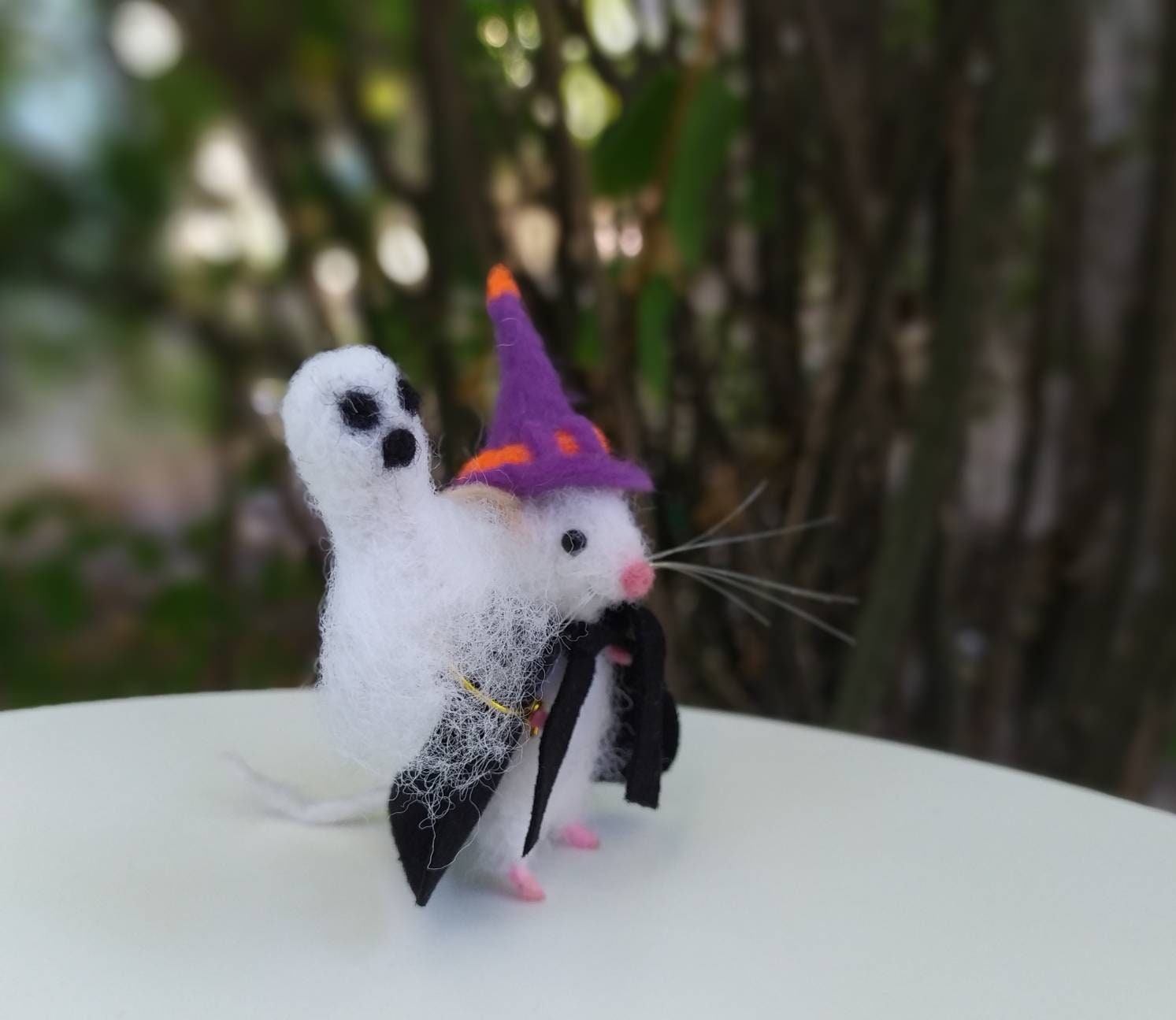 Miniature Felt Mouse in Clothes, Halloween Decor - Etsy