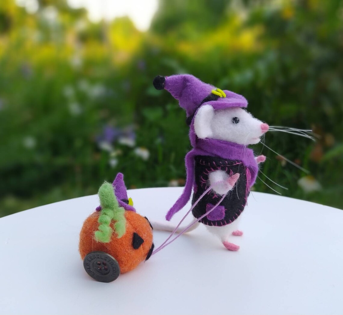Cute Mouse in Clothes. Halloween Decor. - Etsy