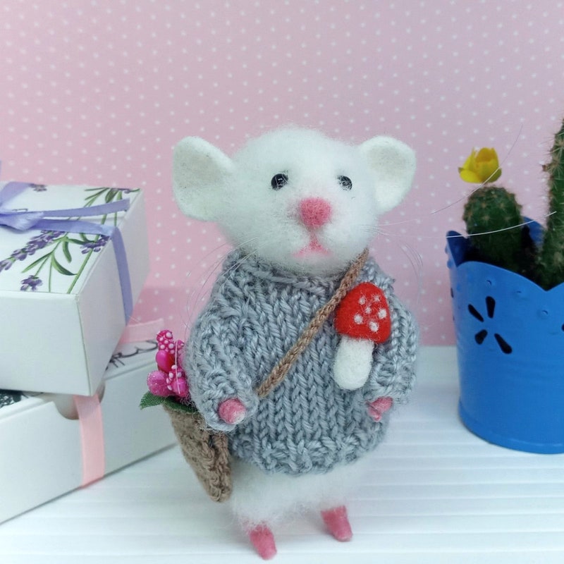 Mini Felt Animals - Etsy