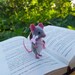 Gray Felt Mouse, Wool Toy, Miniature Mouse for Dollhouse - Etsy