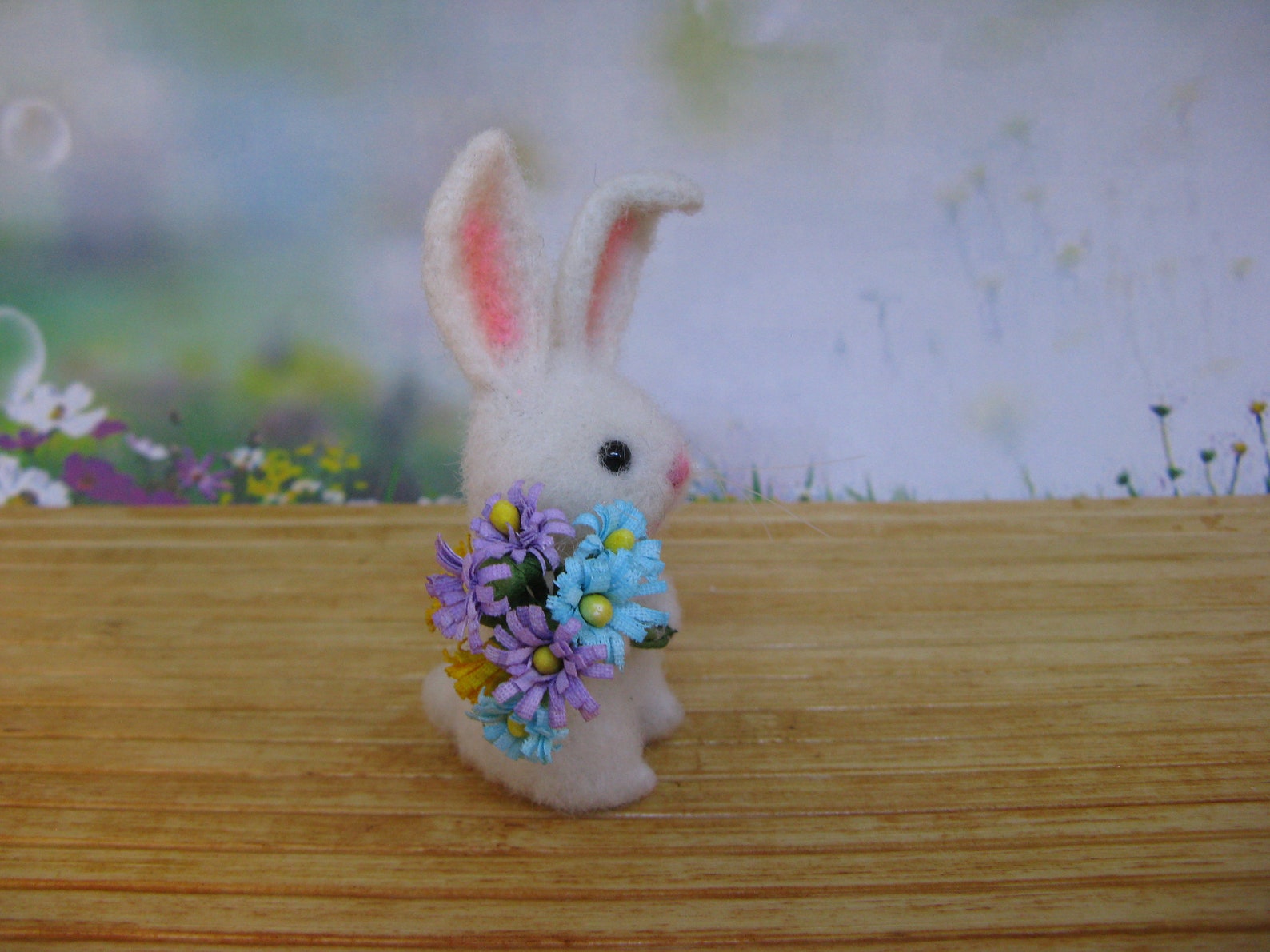 Needle Felted Rabbit Miniature Needle Felted Bunny | Etsy