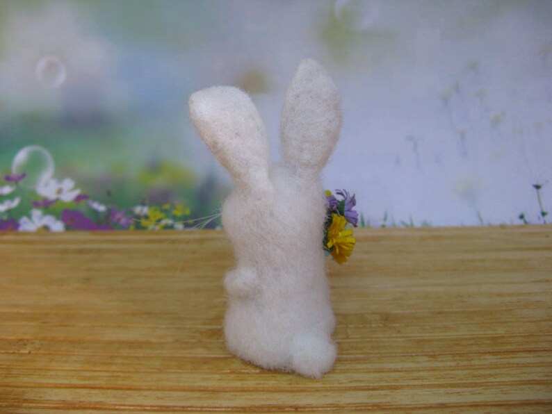 Needle Felted Rabbit Miniature Needle Felted Bunny | Etsy