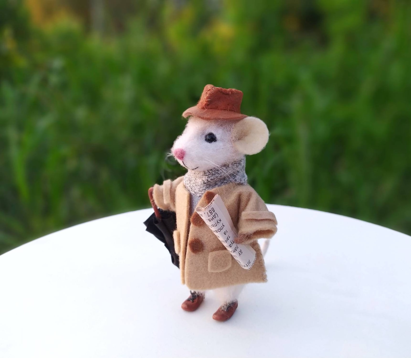 Handmade White Mouse in Clothes Cute Felt Mouse for a - Etsy Australia