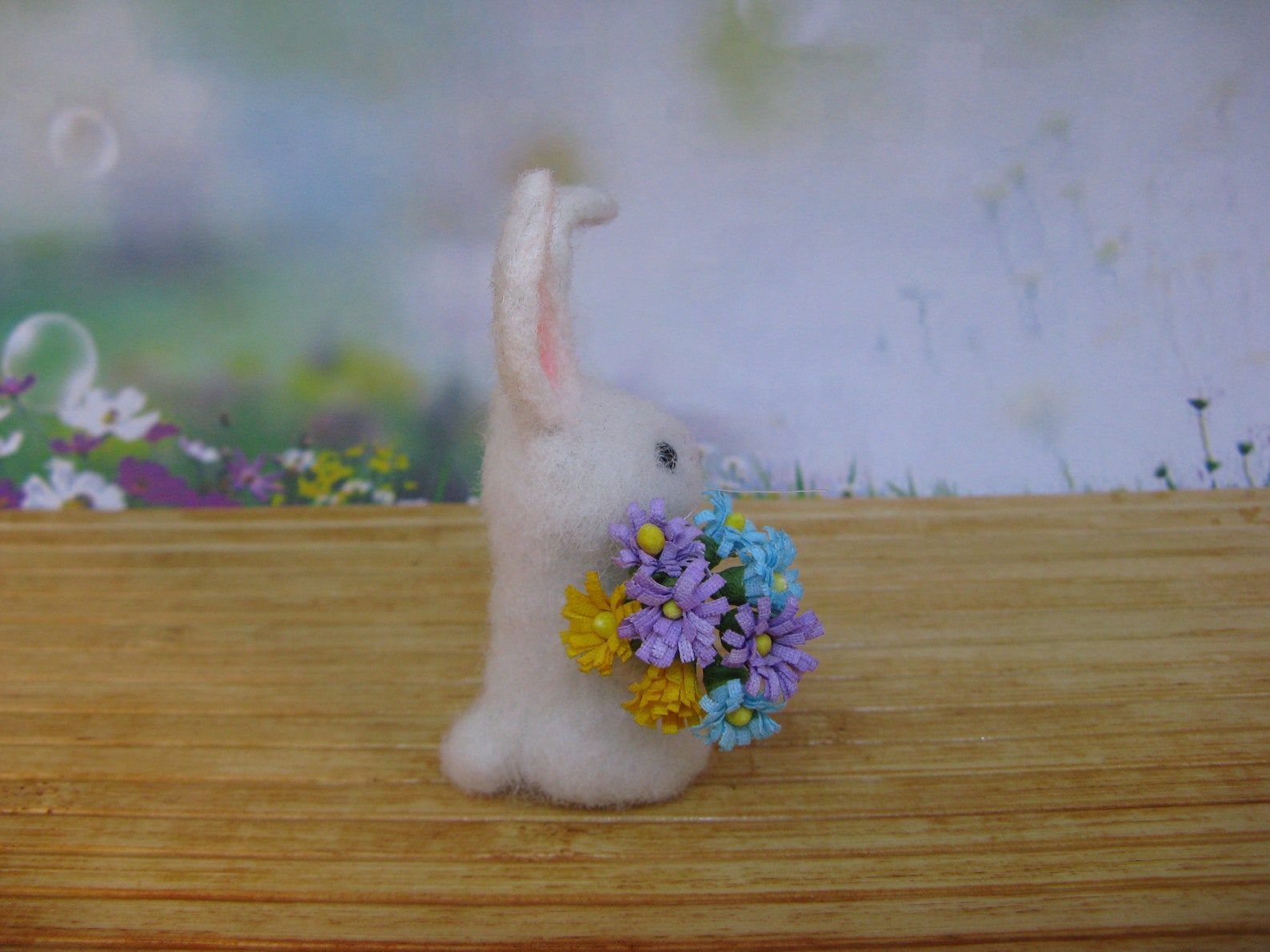 Needle Felted Rabbit Miniature Needle Felted Bunny | Etsy