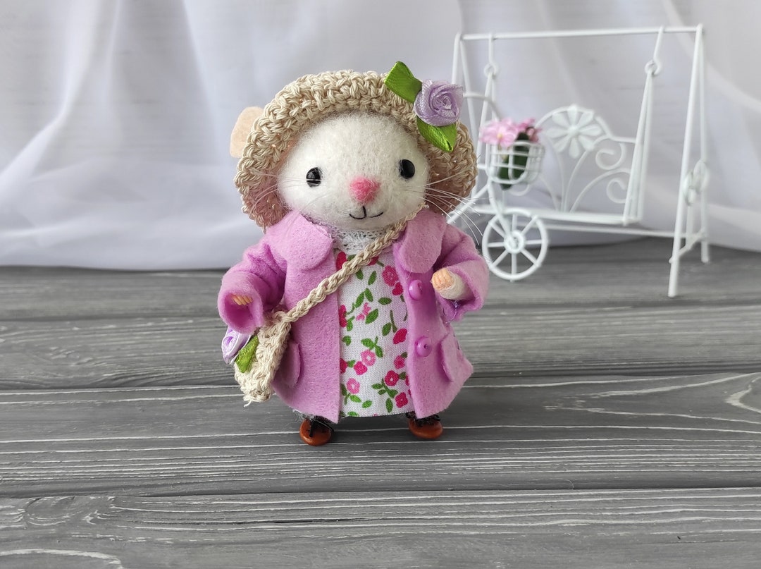 Needle Felted Mouse , Wool Mouse,felt Mouse - Etsy