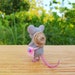 Gray Felt Mouse, Wool Toy, Miniature Mouse for Dollhouse - Etsy