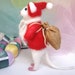 Needle Felted Mouse Christmas Mouse With Gift Bag - Etsy