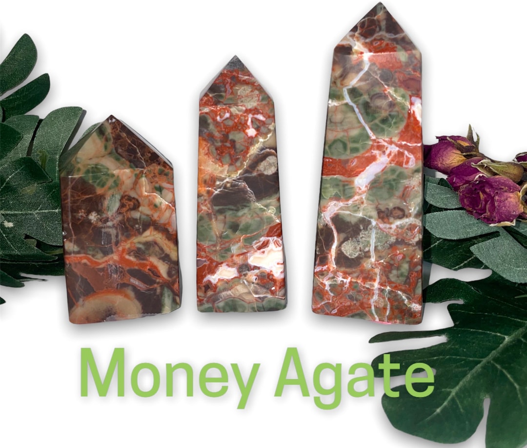 Agate Tower Large Money Agate Agate Stone Tower Carving You Pick - Etsy