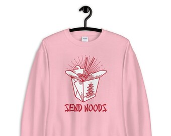 Send Noods Sweatshirt - Etsy