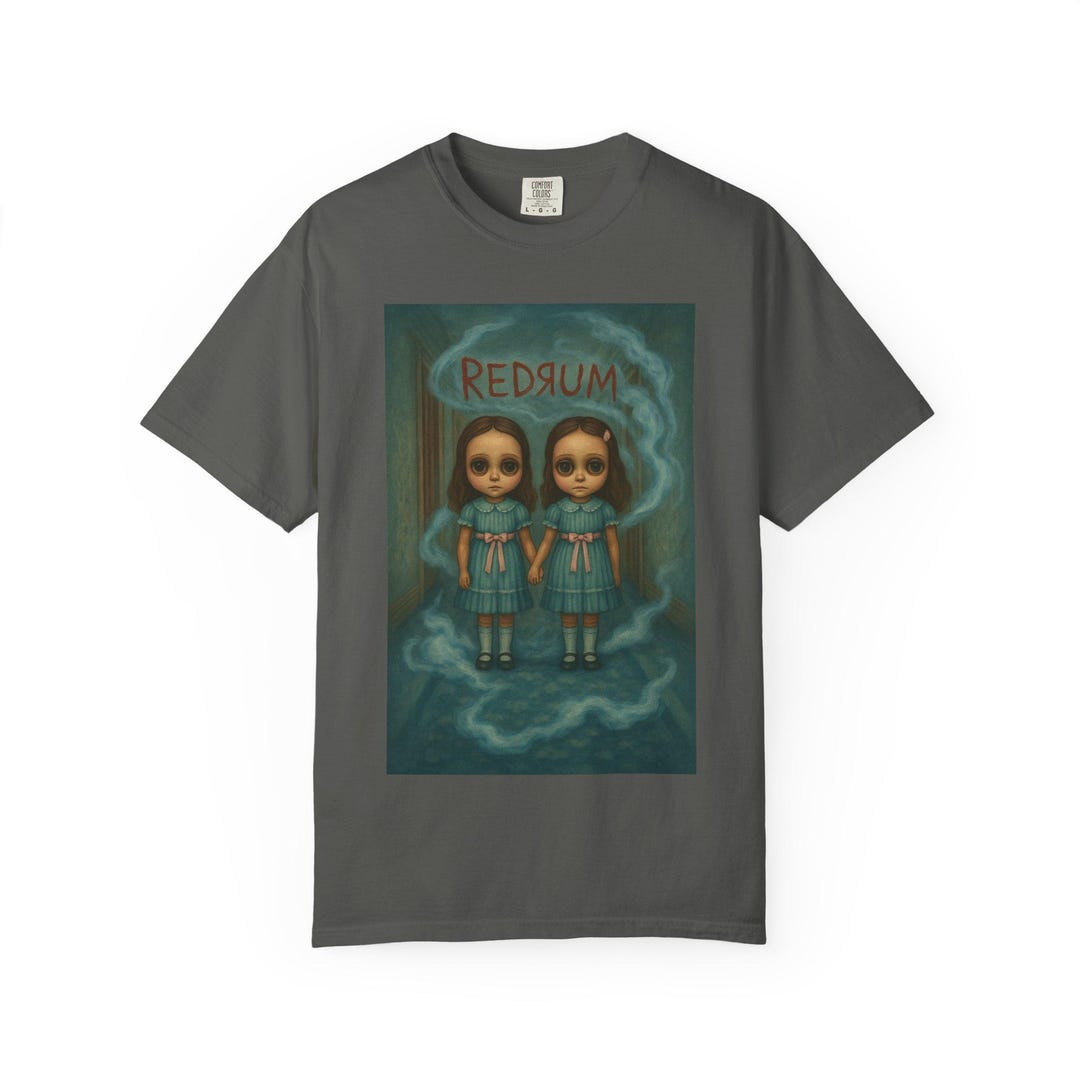 Grady Twins Horror Shirt - Overlook Hotel REDRUM Tee - the Shining ...