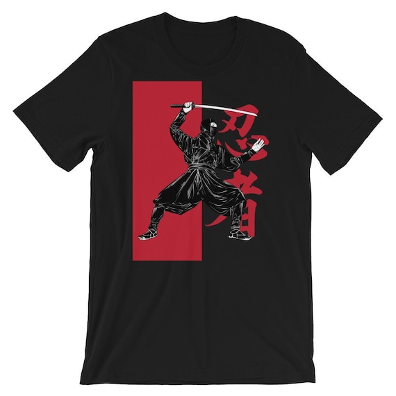 Japanese Ninja With Ninjatō Sword Short-Sleeve Unisex T-Shirt | Etsy