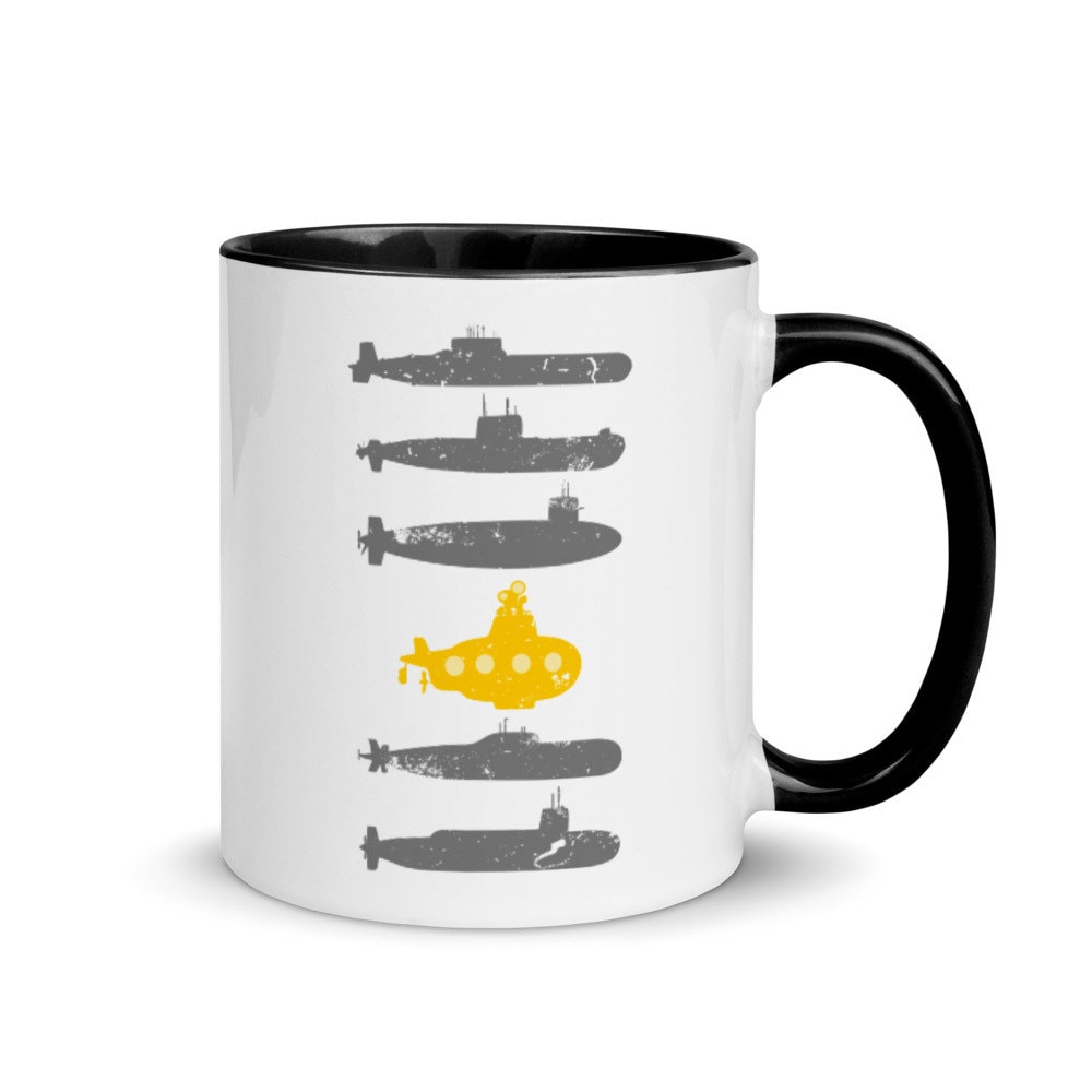 Know Your Submarine Accent Color Mug | Etsy