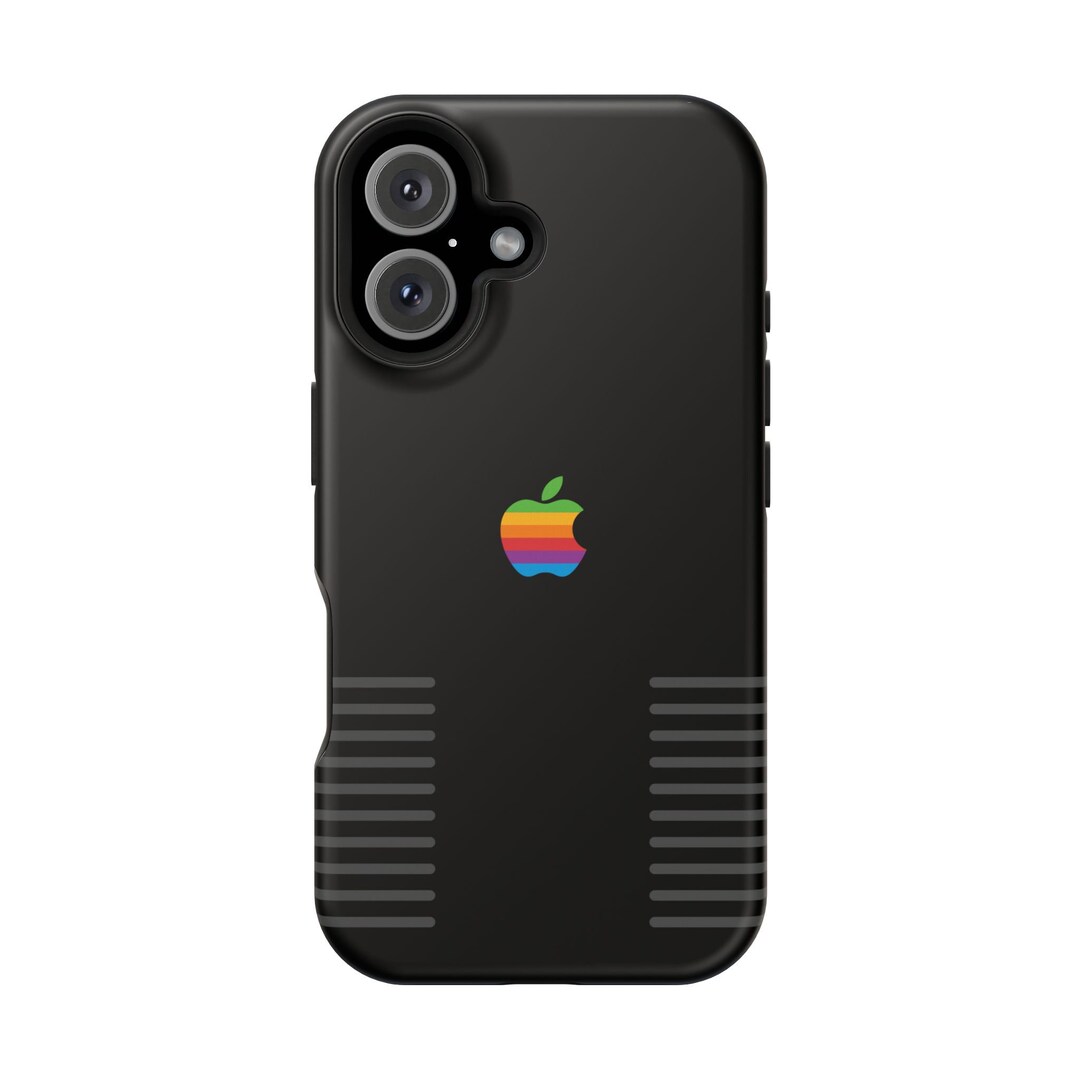 Chromatic Black Retro Magsafe iPhone 16 Tough Cases - Etsy