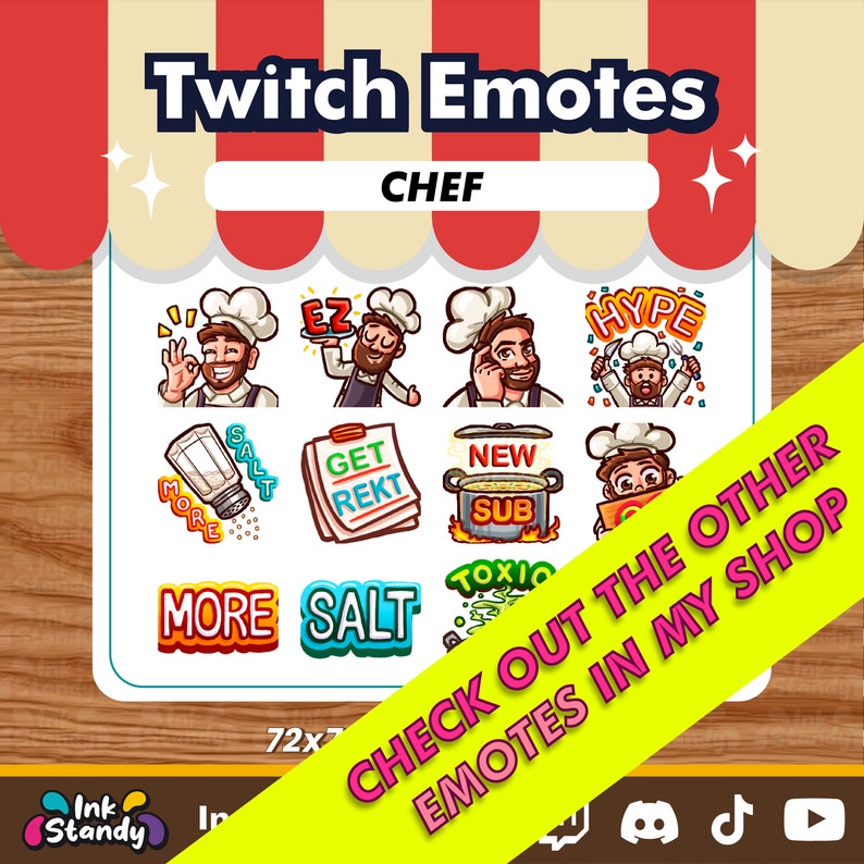 SALT SHAKER - Twitch Animated Emote | Youtube Discord Kick Tiktok ...