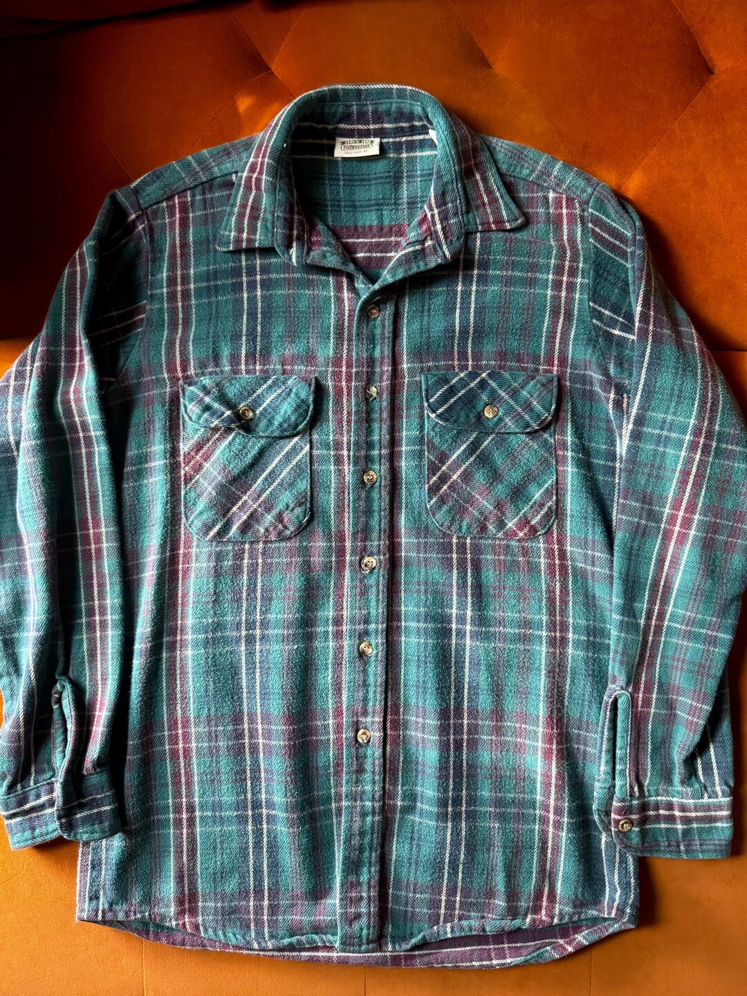 Vintage Five Brothers Flannel Shirt - Etsy