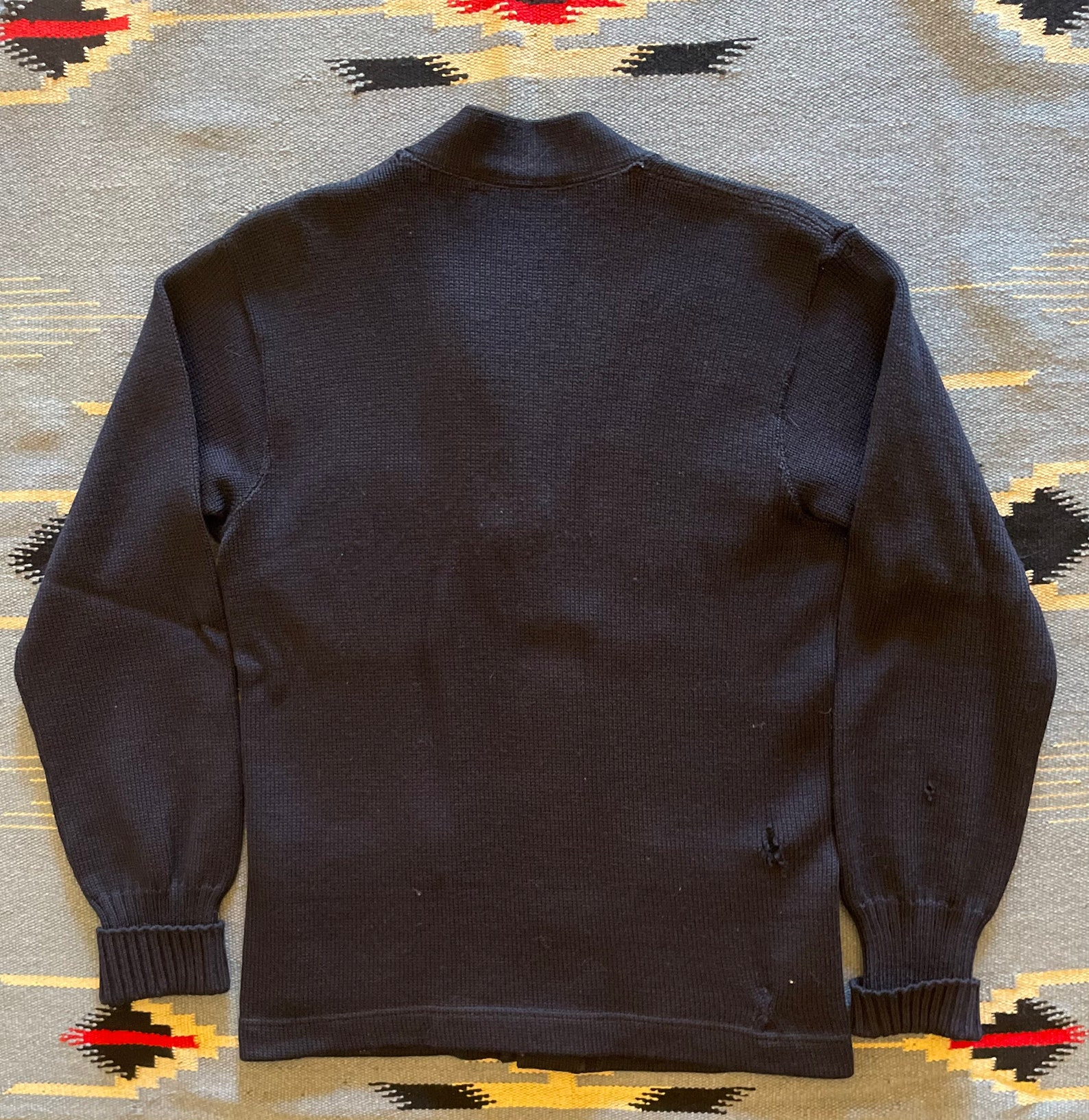 Vintage ‘40s/‘50s Coane Knit Wool Varsity Cardigan Size M - Etsy