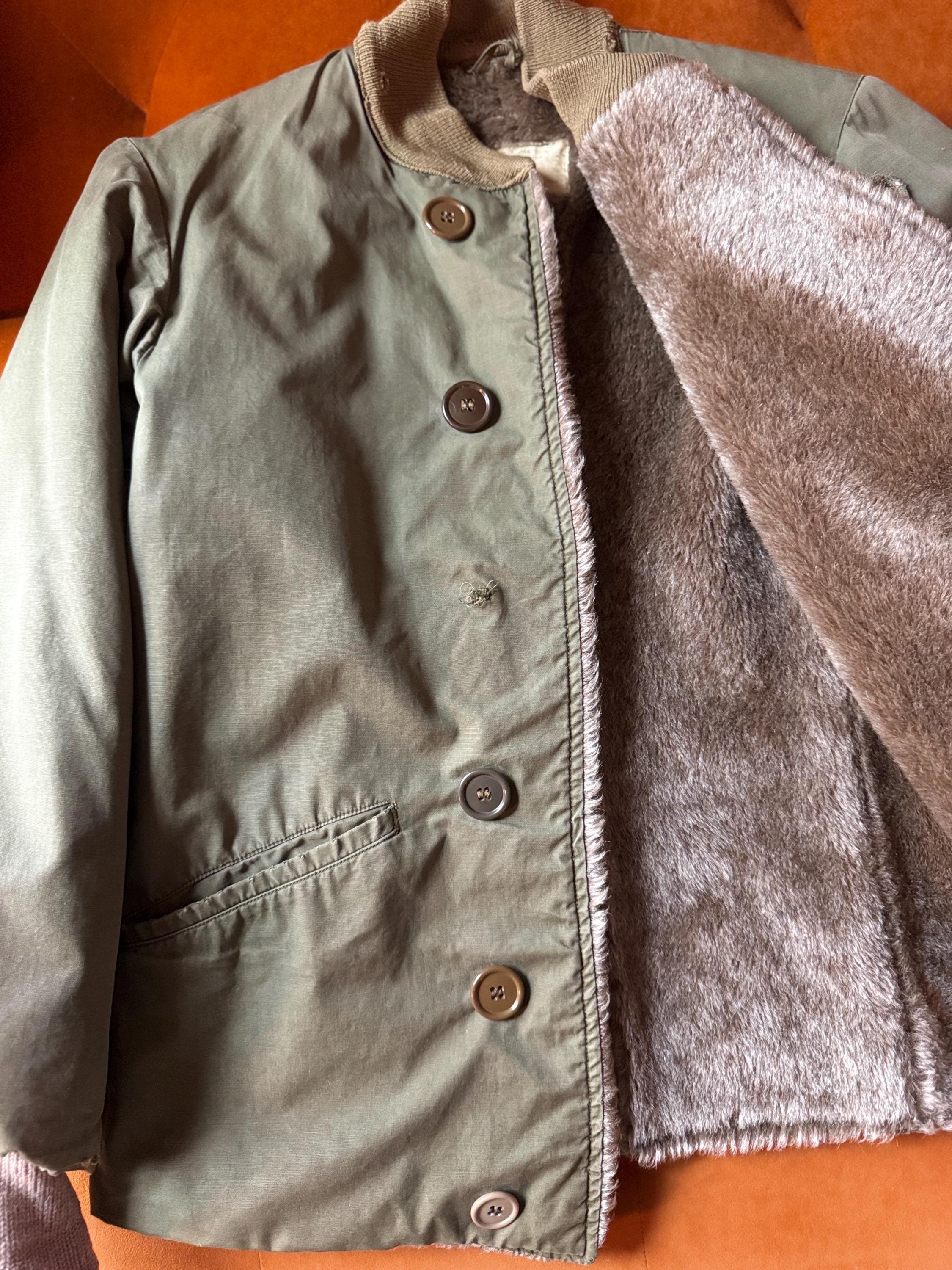 WW2 M43 Deep Pile Liner Jacket - Etsy