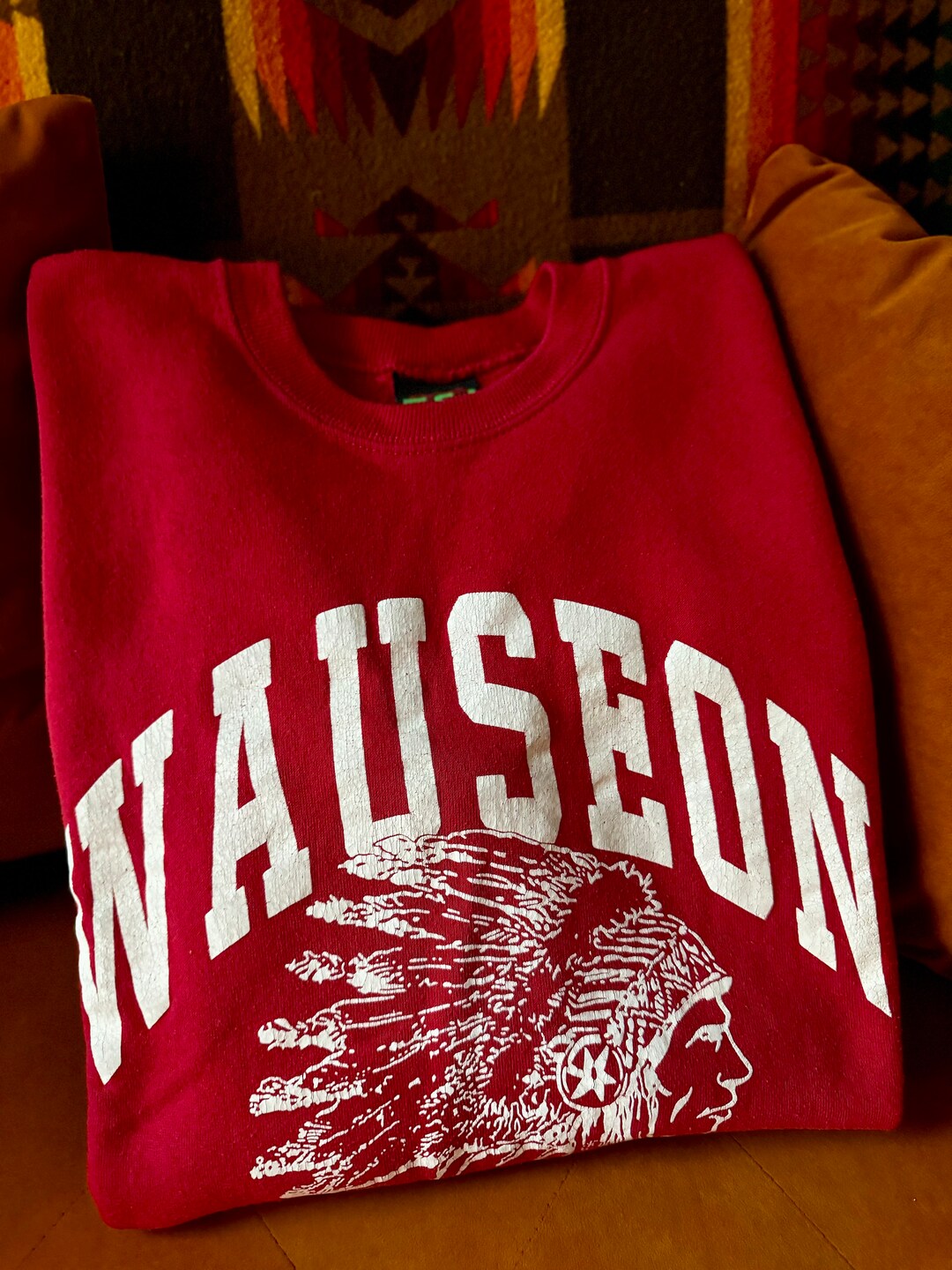90s Wauseon Indians Sweatshirt - Etsy