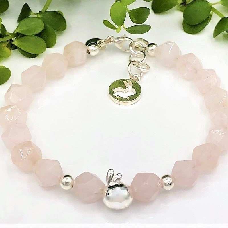 Rabbit and Roses - Etsy