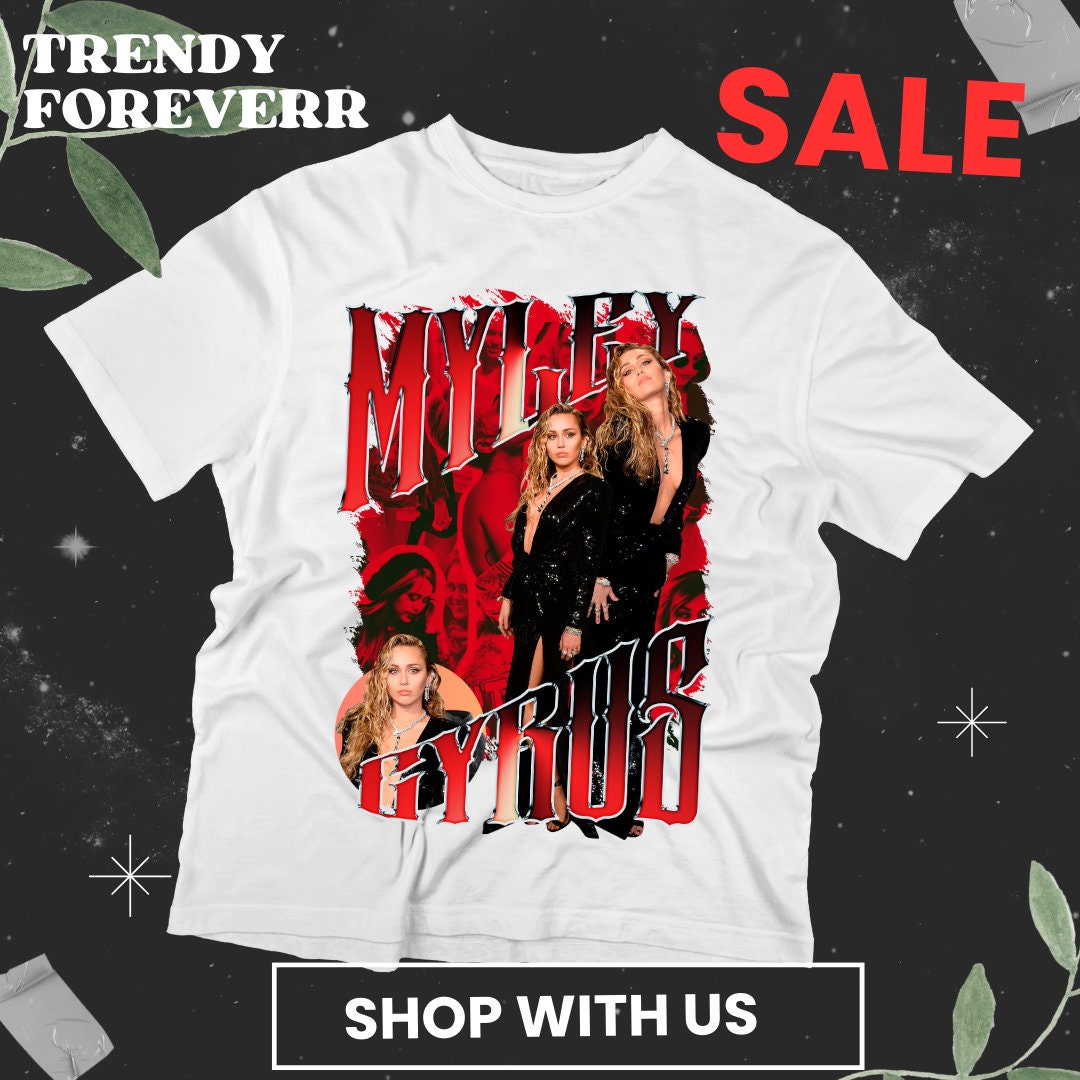 Miley-cyrus-tee Pop Tshirt Celebrity Shirts Gift Ideas - Etsy