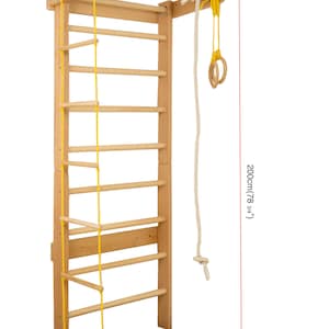 Wall Bars, Pull-up Bar, Swedish Ladder, Gymnastics Rings, Stall Bars ...