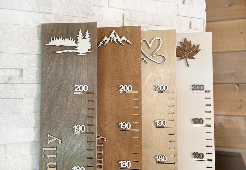 Personalized Wood Growth Chart: Kids Playroom Wall Decor - Etsy