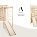 Foldable Indoor Playground, Swedish Ladder, Indoor Playhouse, Jungle ...