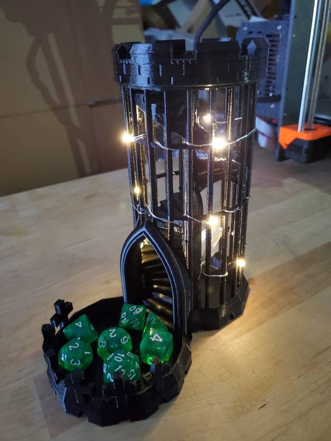 Dice Tower 2.0 - STL File Only, 3D Printer Code File - Dungeons and ...