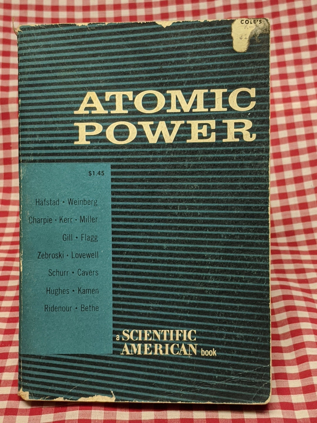 Vintage "atomic Power" a Scientific American Book Published in 1955 - Etsy
