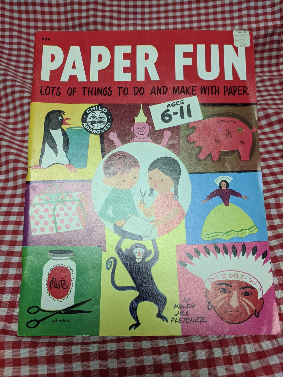 Vintage paper Fun Ages 6-11 by Helen Jill Fletcher - Etsy